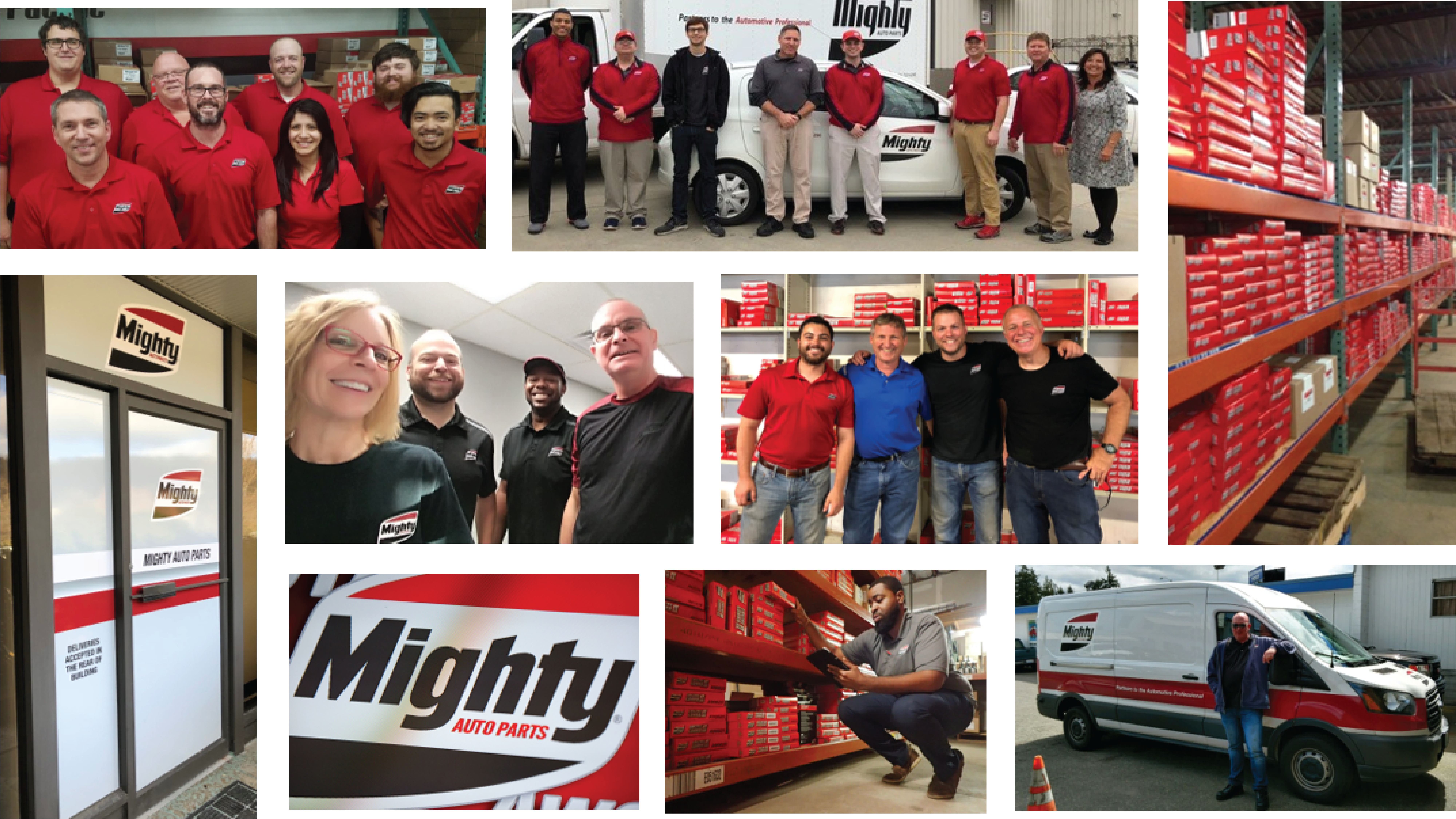 Mighty Auto Parts Logo